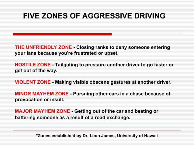 Aggressive Driving (Road Rage) and its prevention | PPT | Mental Health ...