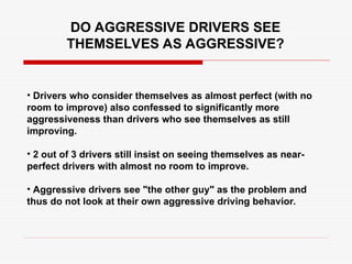 Aggressive Driving (Road Rage) and its prevention | PPT