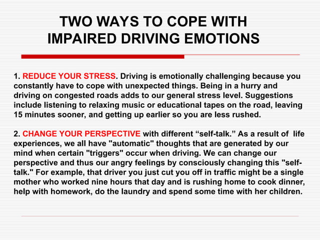 Aggressive Driving (Road Rage) and its prevention | PPT | Mental Health ...