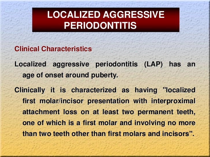 Aggressive Periodontitis