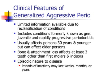 Aggressive Periodontitis | PPT