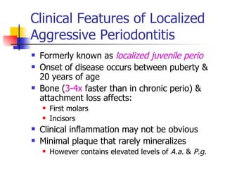 Aggressive Periodontitis | PPT