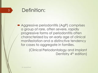 Aggressive periodontitis | PDF