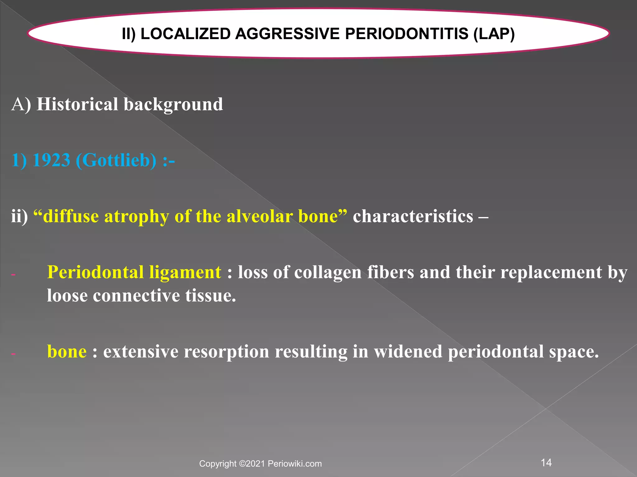 Aggressive periodontitis | PPTX