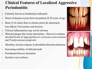 Aggressive periodontitis | PPT