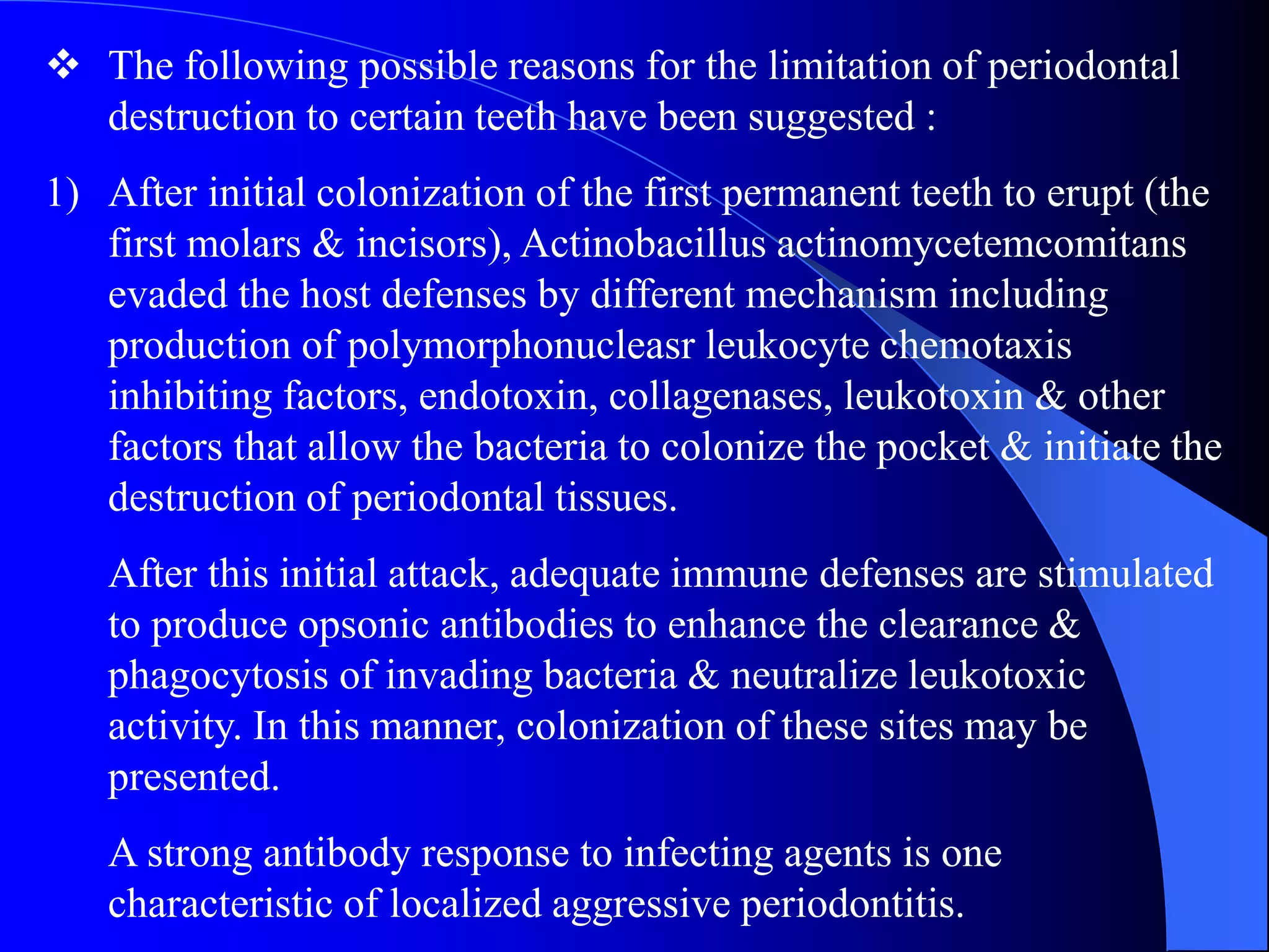 Aggressive periodontitis | PPT | Dental Health | Diseases and Conditions