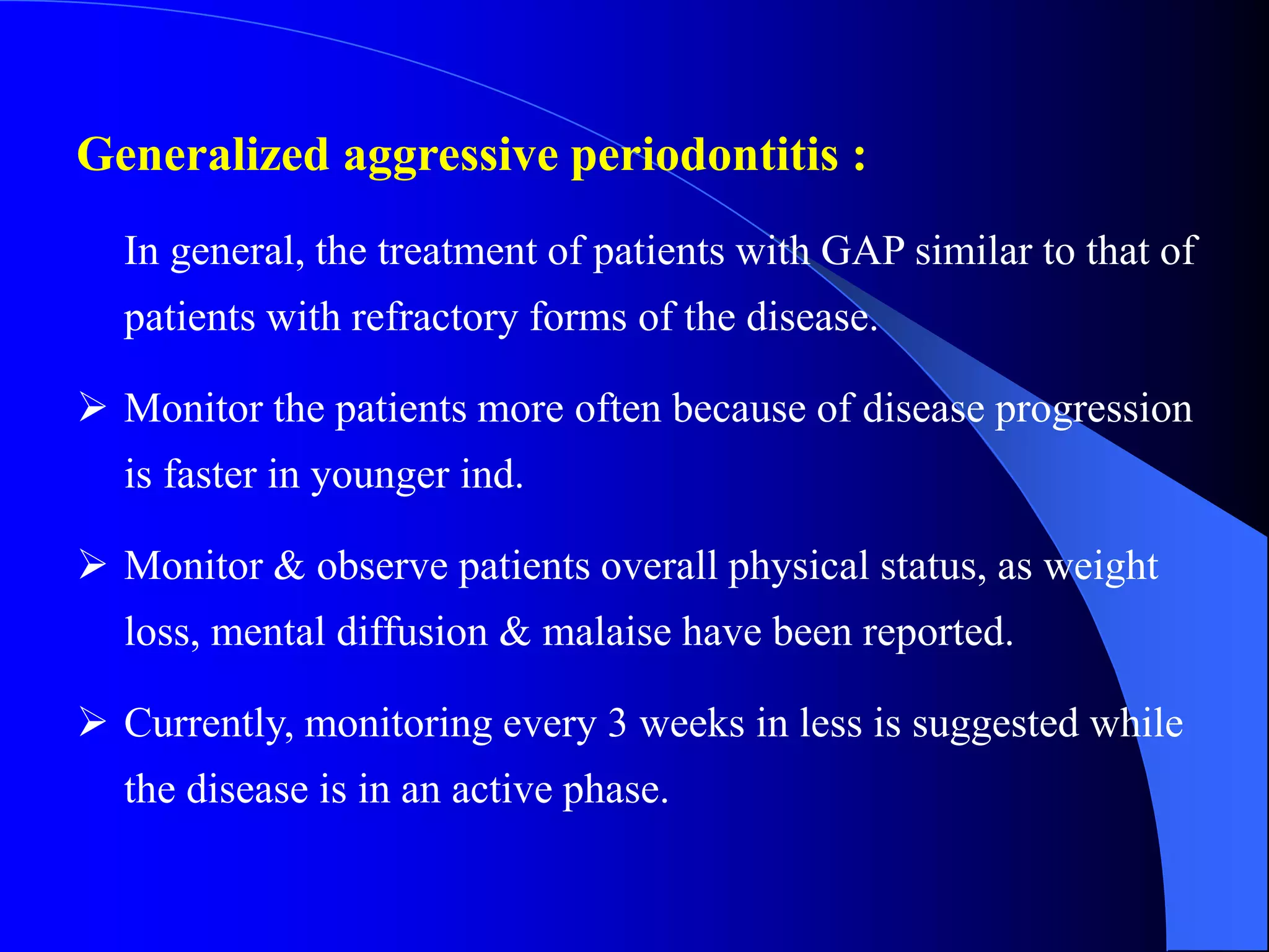 Aggressive periodontitis | PPT | Dental Health | Diseases and Conditions