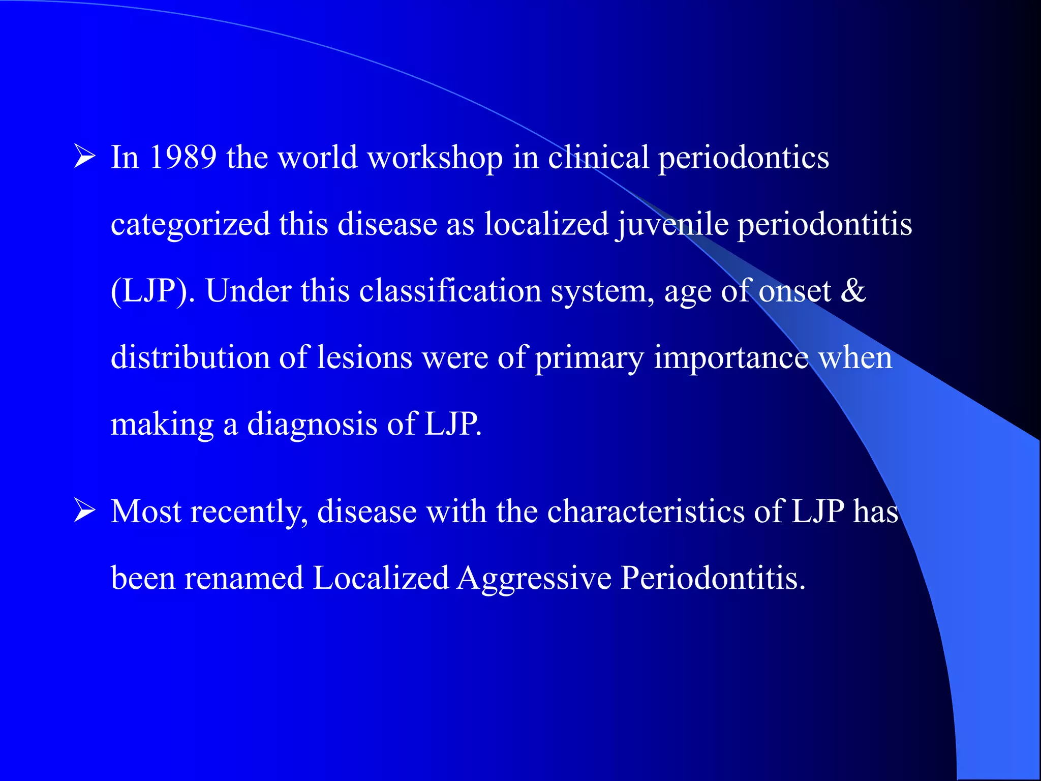 Aggressive periodontitis | PPT | Dental Health | Diseases and Conditions