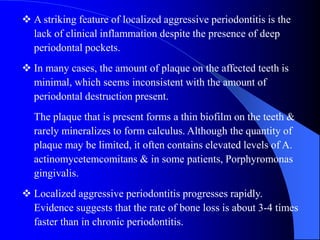 Aggressive periodontitis | PPT