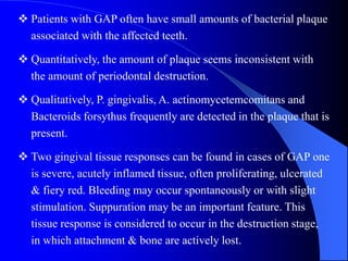 Aggressive periodontitis | PPT