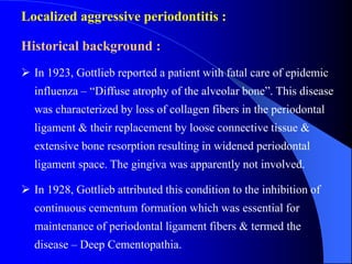 Aggressive periodontitis | PPT