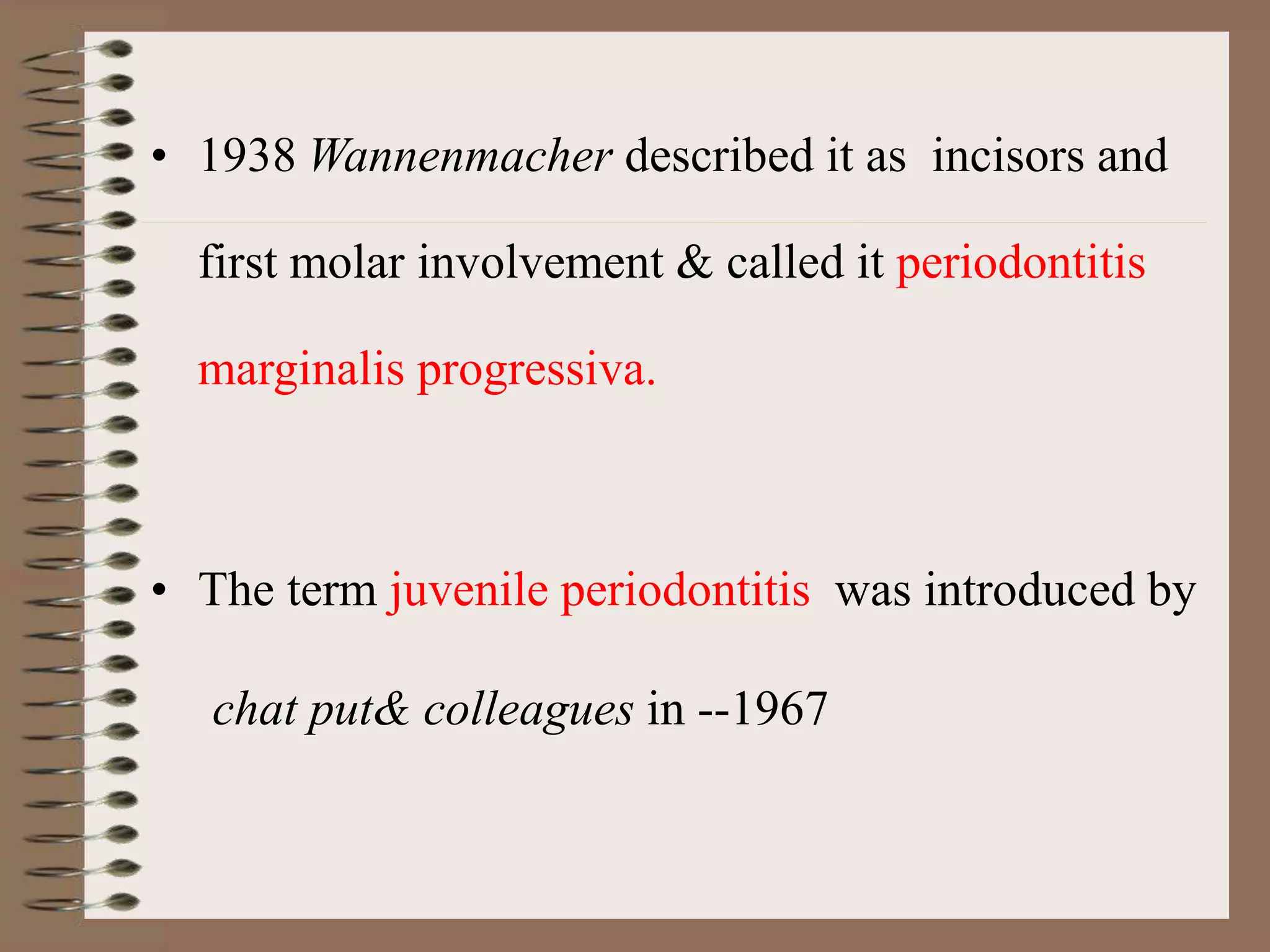AGRESSIVE PERIODONTITIS(Dr ARJUN) | PPT
