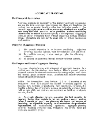 Aggrigate planning copy | DOC