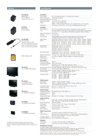 Panasonic AG-HMC151E | PDF