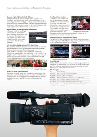 Panasonic AG-HMC151E | PDF