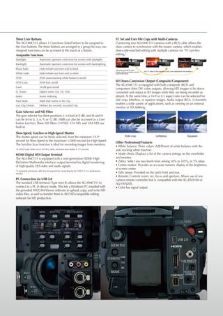 Panasonic AG-HMC151E | PDF
