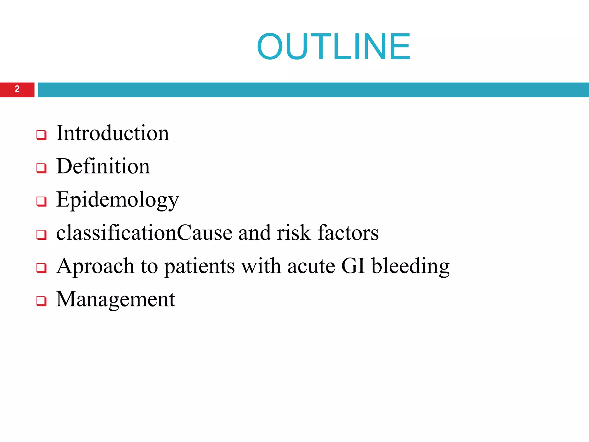 ACUTE GI BLEEDING | PPTX