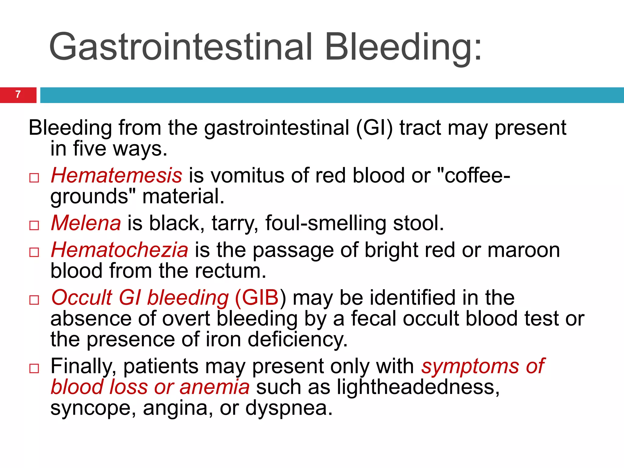ACUTE GI BLEEDING | PPTX
