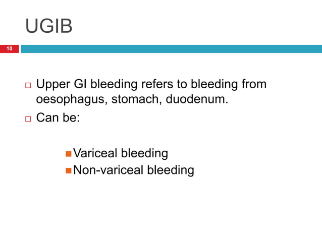 ACUTE GI BLEEDING | PPTX