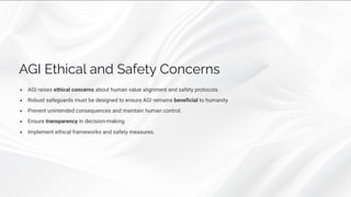 Difference Between AGI vs AI Agents ppt presentation | PPT