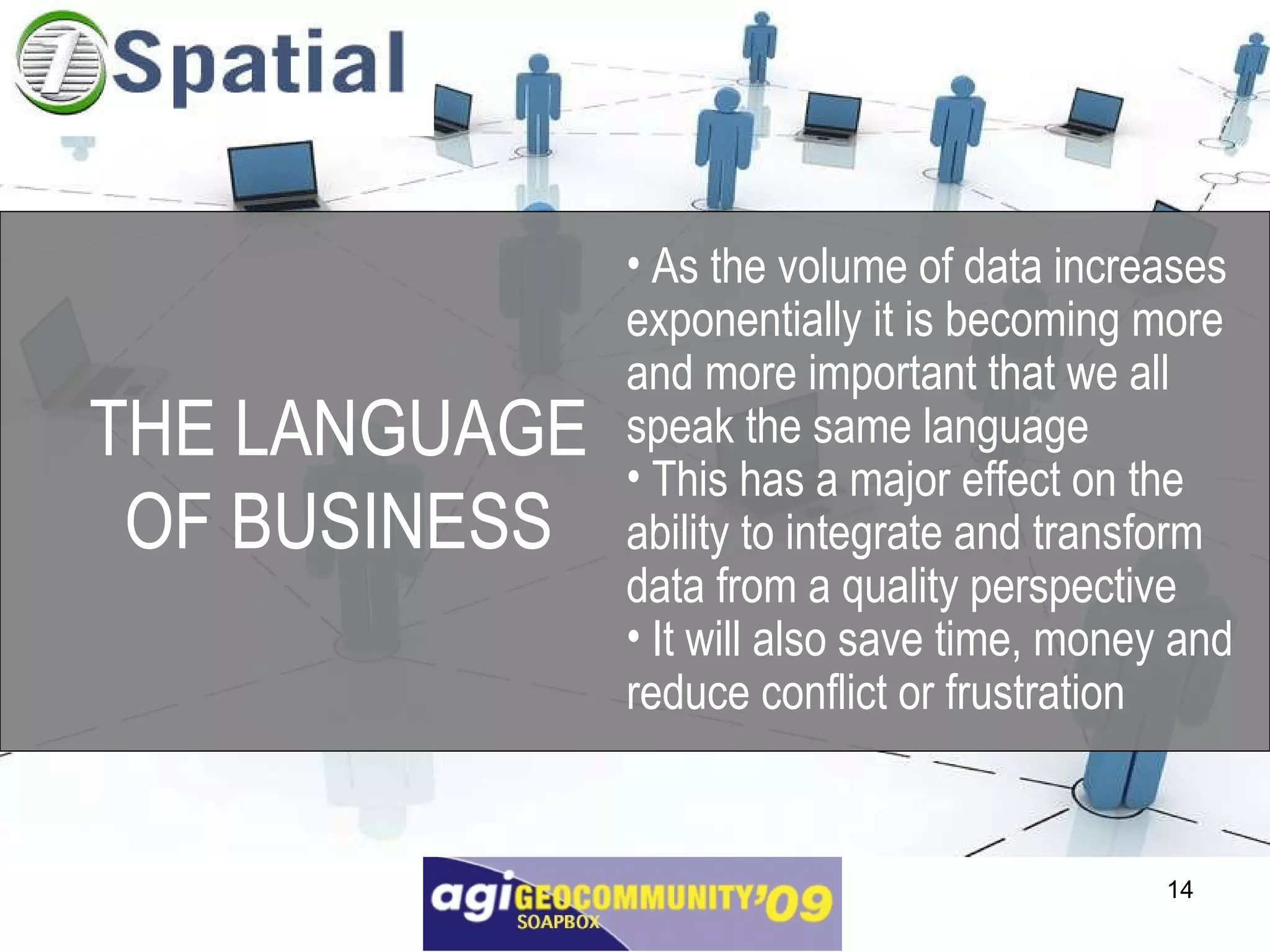 Steven Ramage: THE LANGUAGE OF BUSINESS | PPT