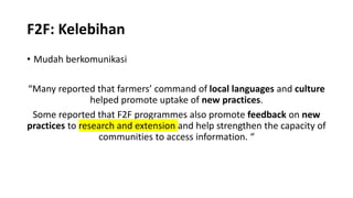 Farmers to Farmers. Approach in agriculture.pptx