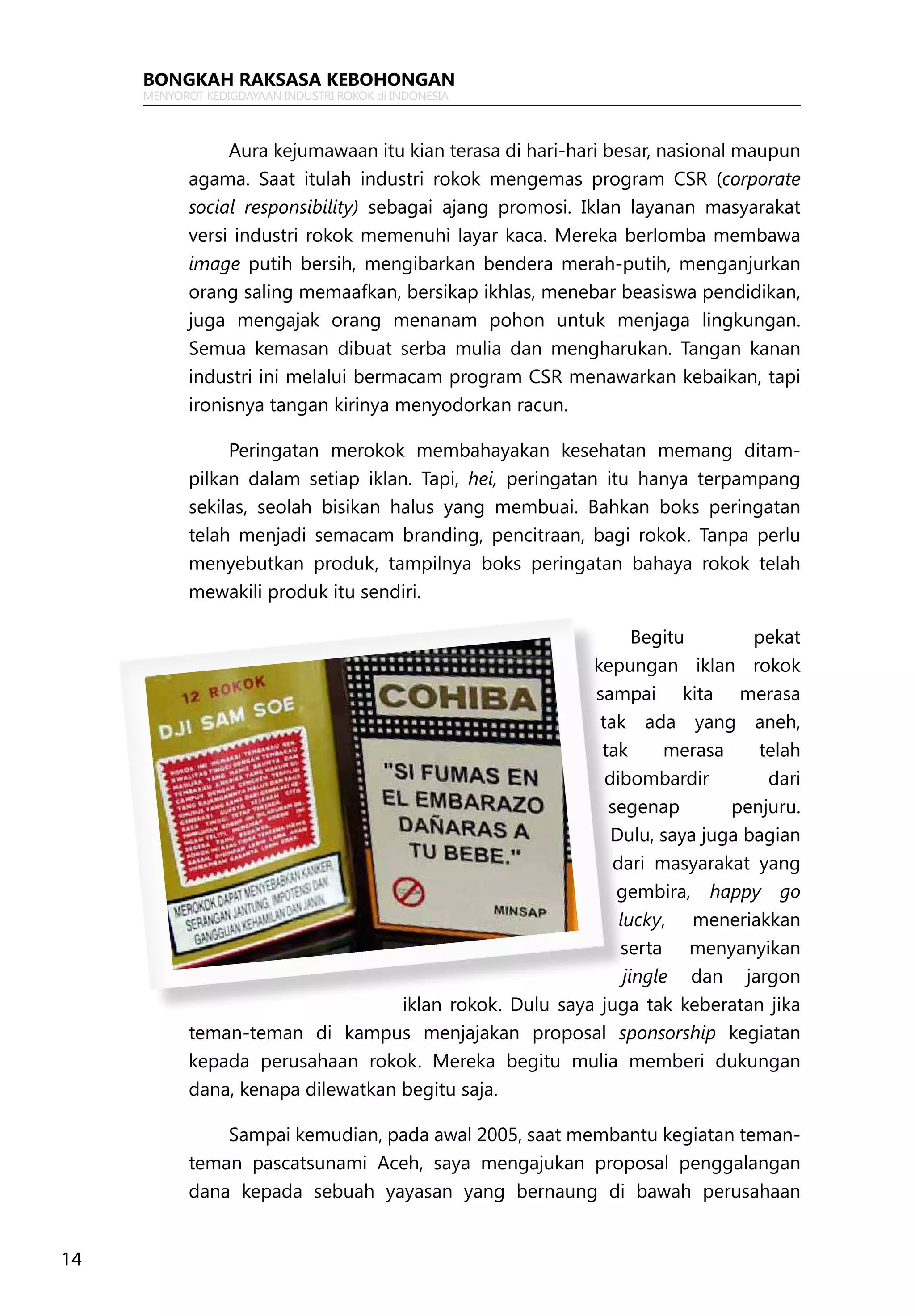 A giant Pack of Lies (Membongkar Raksasa Kebohongan Industri Rokok) | PDF