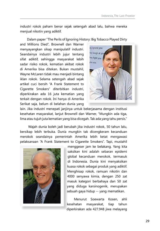 A giant Pack of Lies (Membongkar Raksasa Kebohongan Industri Rokok)