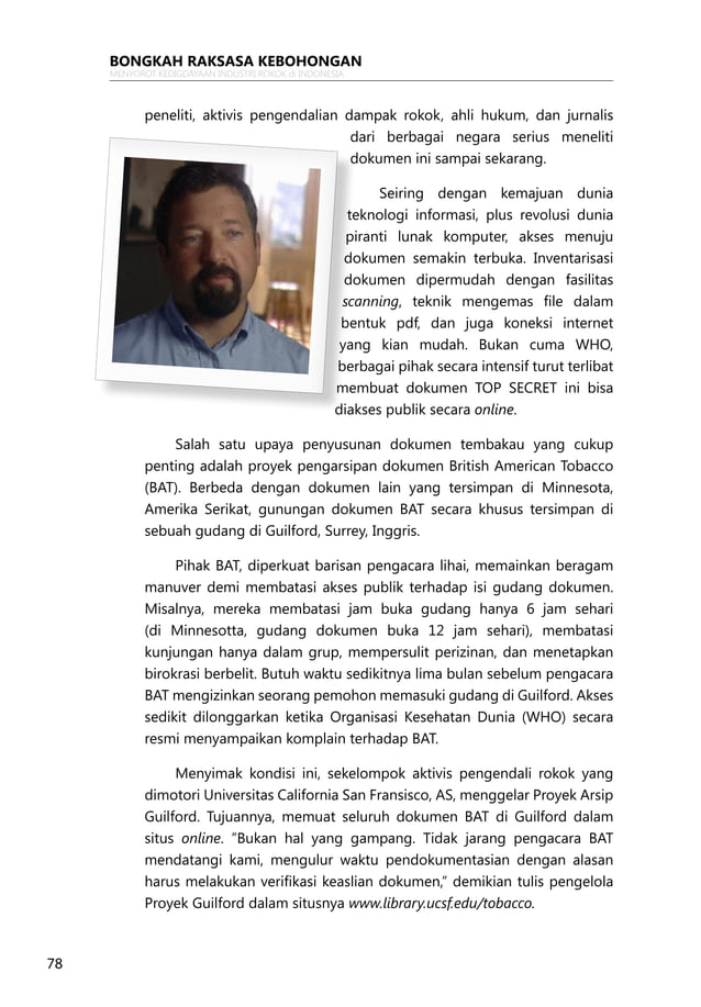 A giant Pack of Lies (Membongkar Raksasa Kebohongan Industri Rokok)