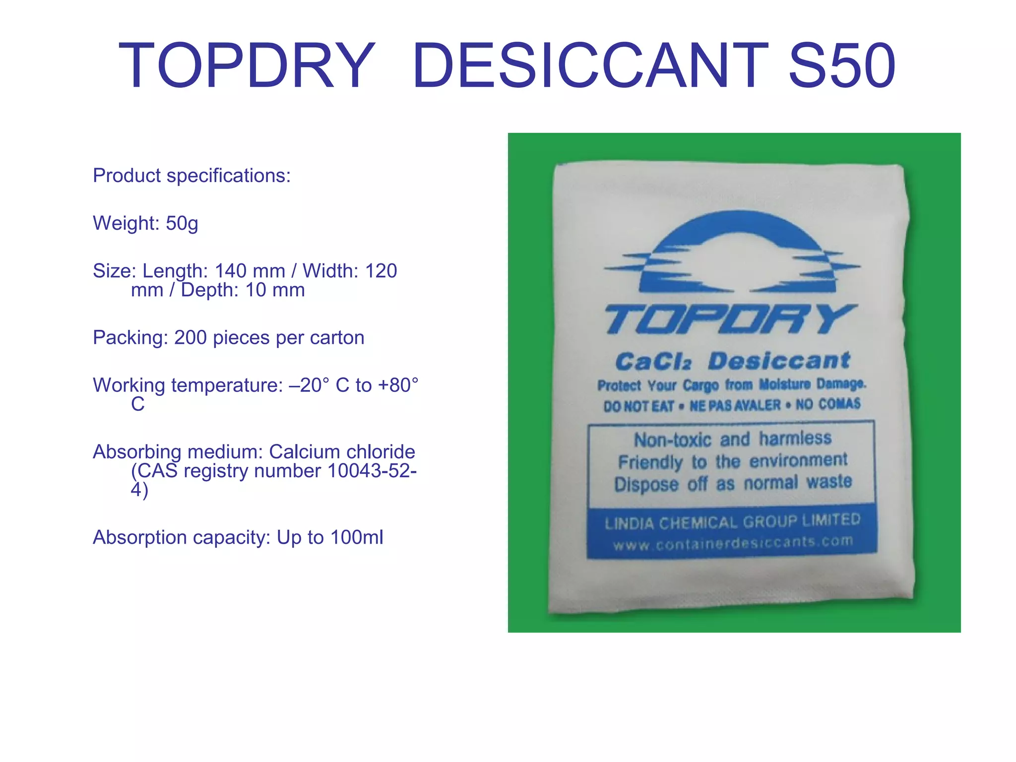 Desiccant | PPT