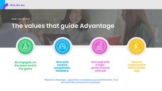 Advantage Group International Culture Manifesto | PDF