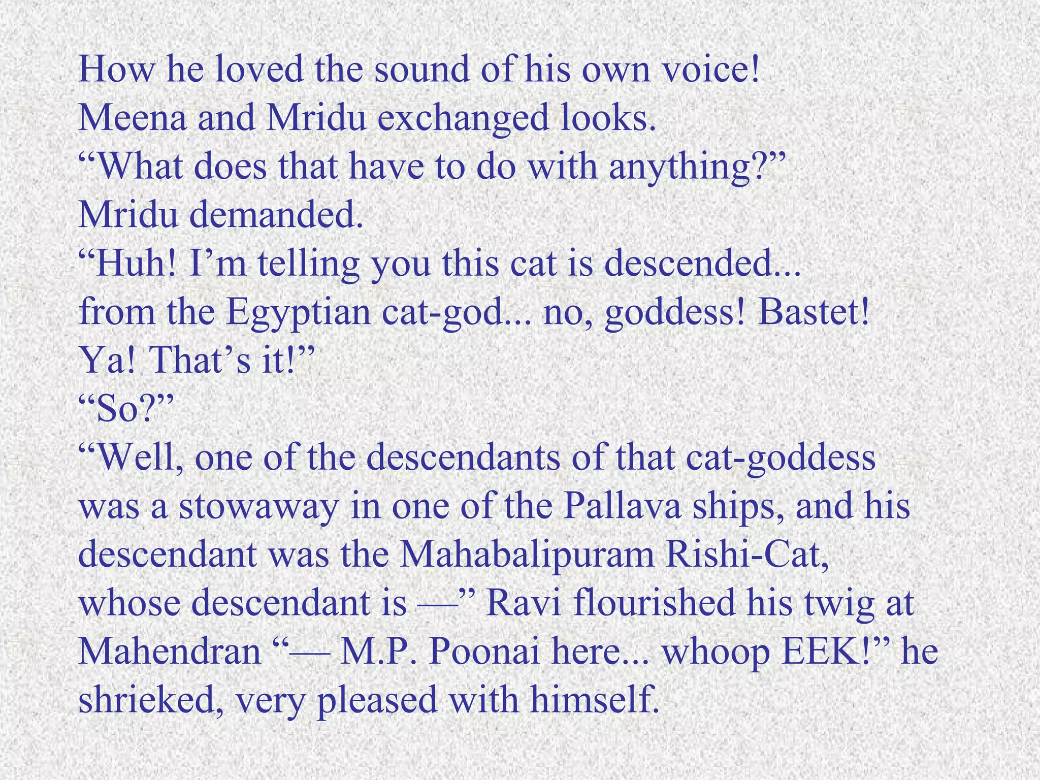 A gift of chappals | PPT