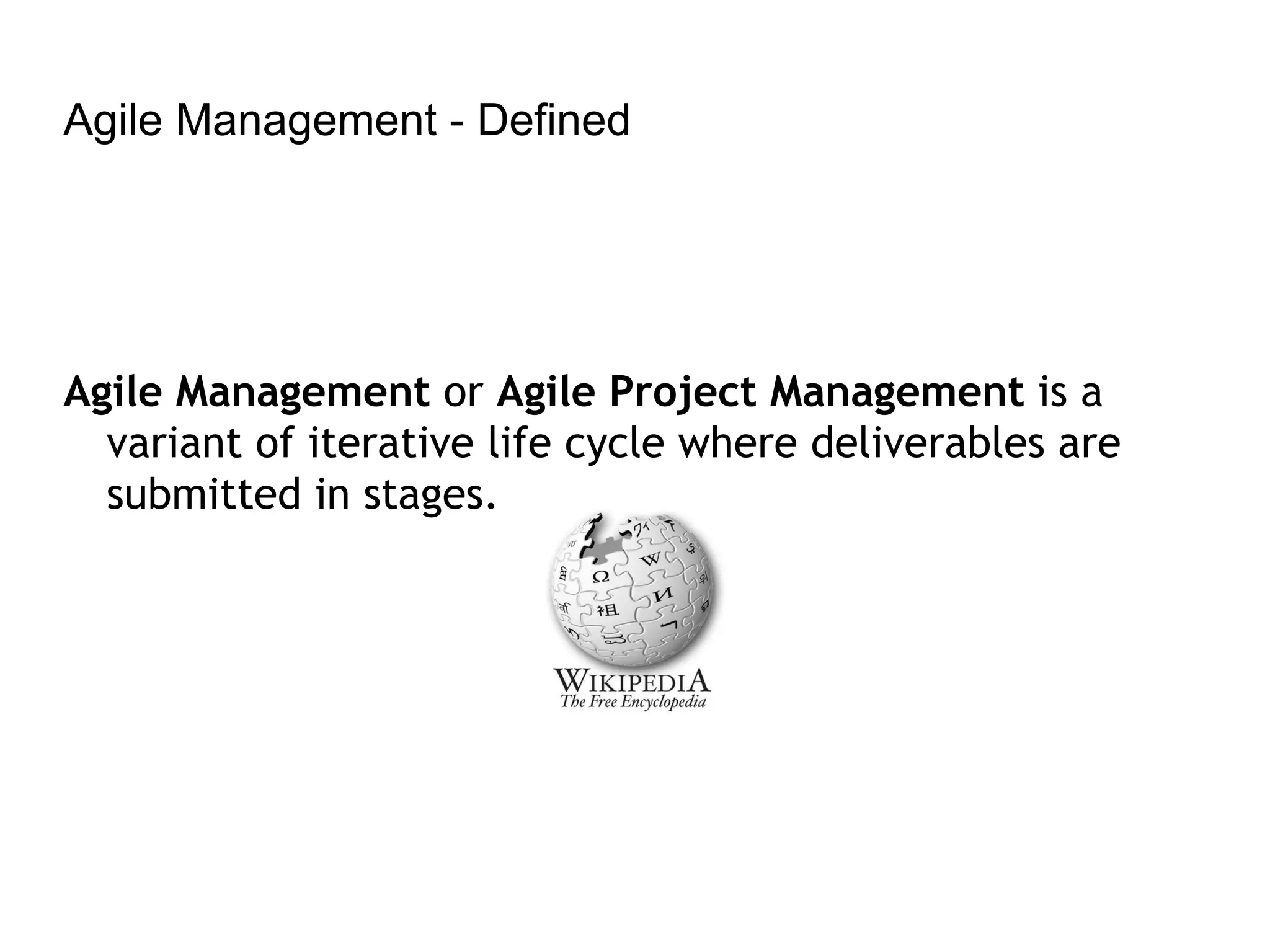 Agile Project Management | ODP