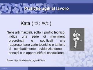 Esempio di code kata | PPT