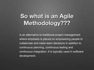 Agile Session | PPT
