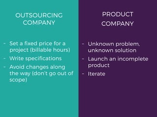 Outsourcing Company vs. Product Company | PDF