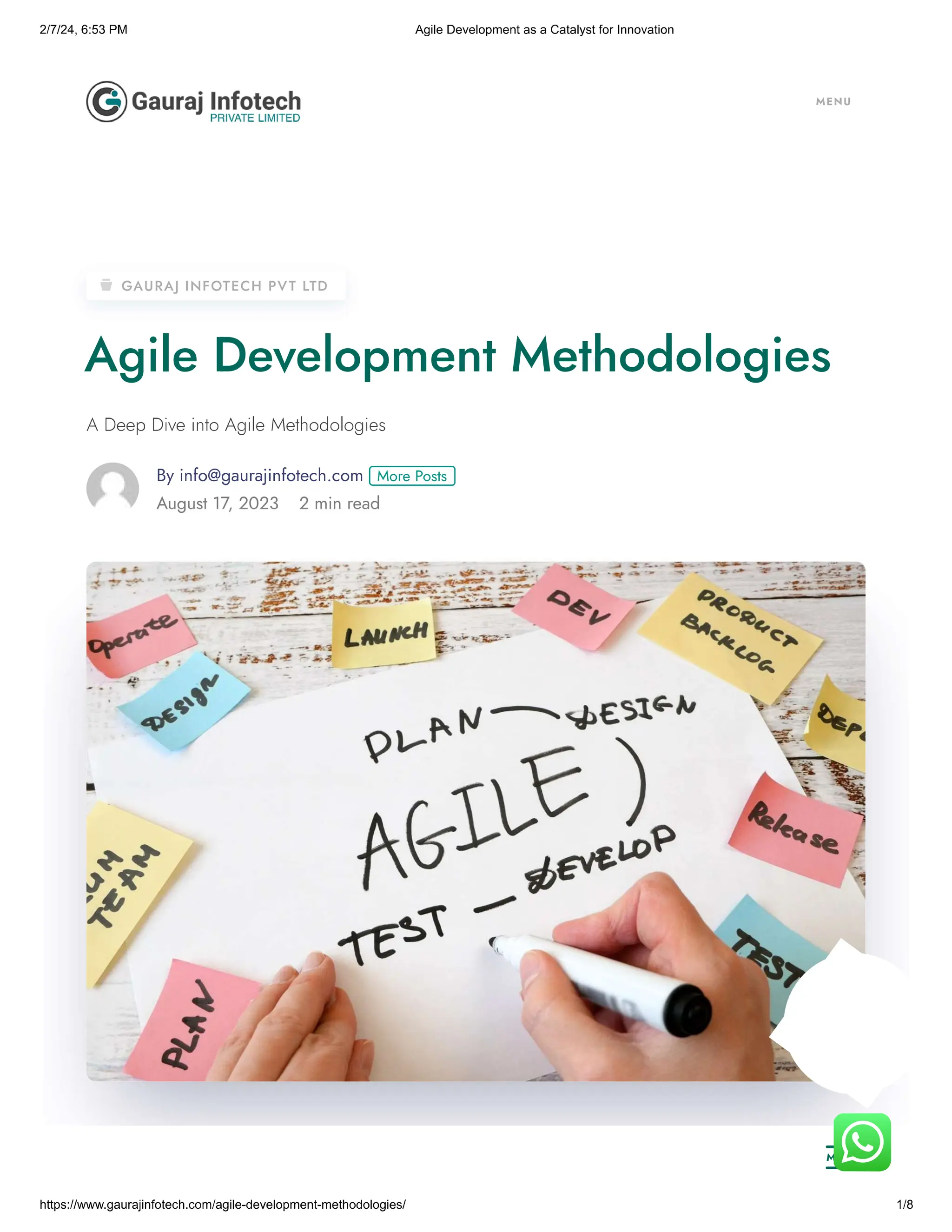 Agile.pdf | Programming Languages | Computing