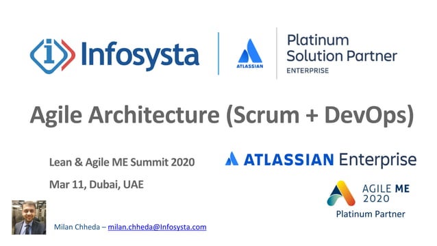 Agile Architecture (Scrum + DevOps) by Milan Chheda | PPT