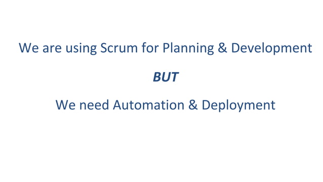Agile Architecture (Scrum + DevOps) by Milan Chheda | PPT