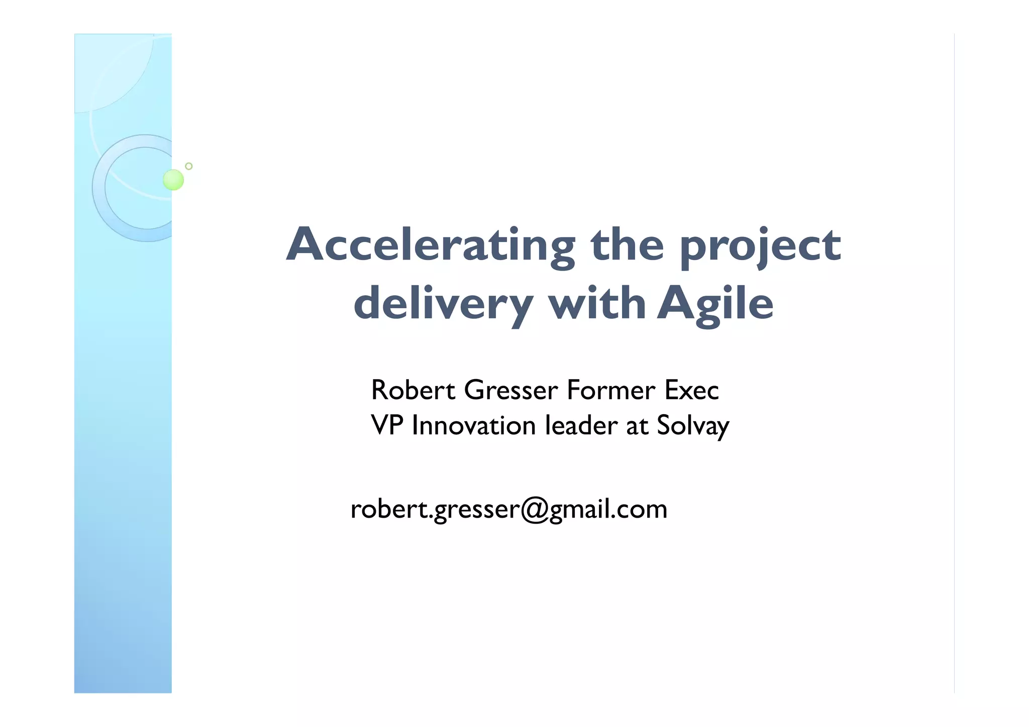 Accelerate the project delivery with Agile | PDF