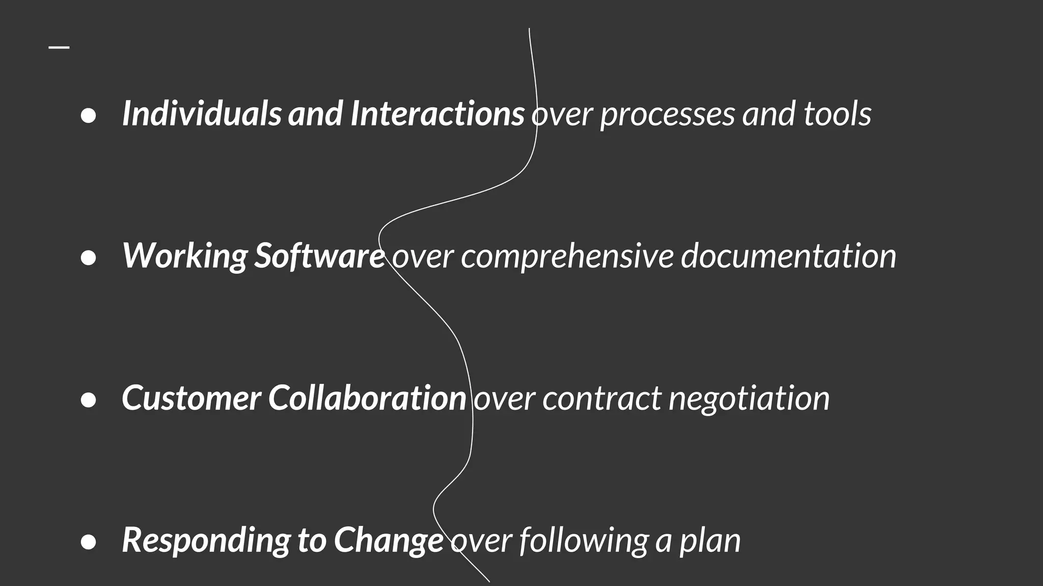 Agile Intro to Manifesto - Values 1 - Interaction over Process | PPT