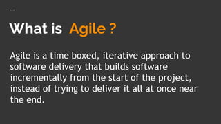 Agile Intro to Manifesto - Values 1 - Interaction over Process | PPT