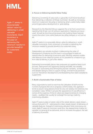 Agile IT - A value driven approach to IT delivery final | PDF | Computer Software and ...