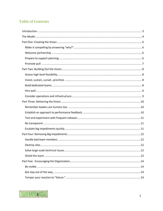 Agile Leadership Engagement Model | PDF