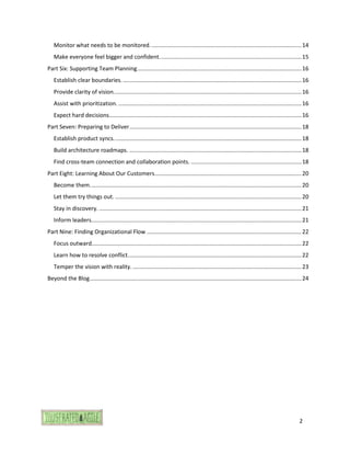 Agile Leadership Engagement Model | PDF