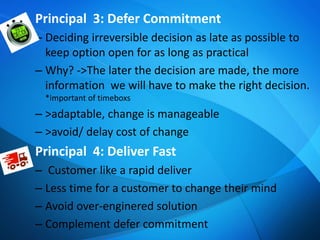 Agile lean software development principles | PPT