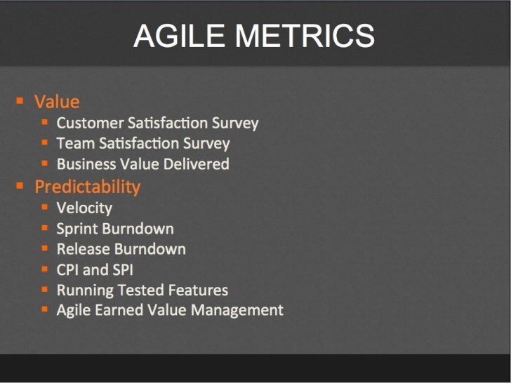 Agile Metrics