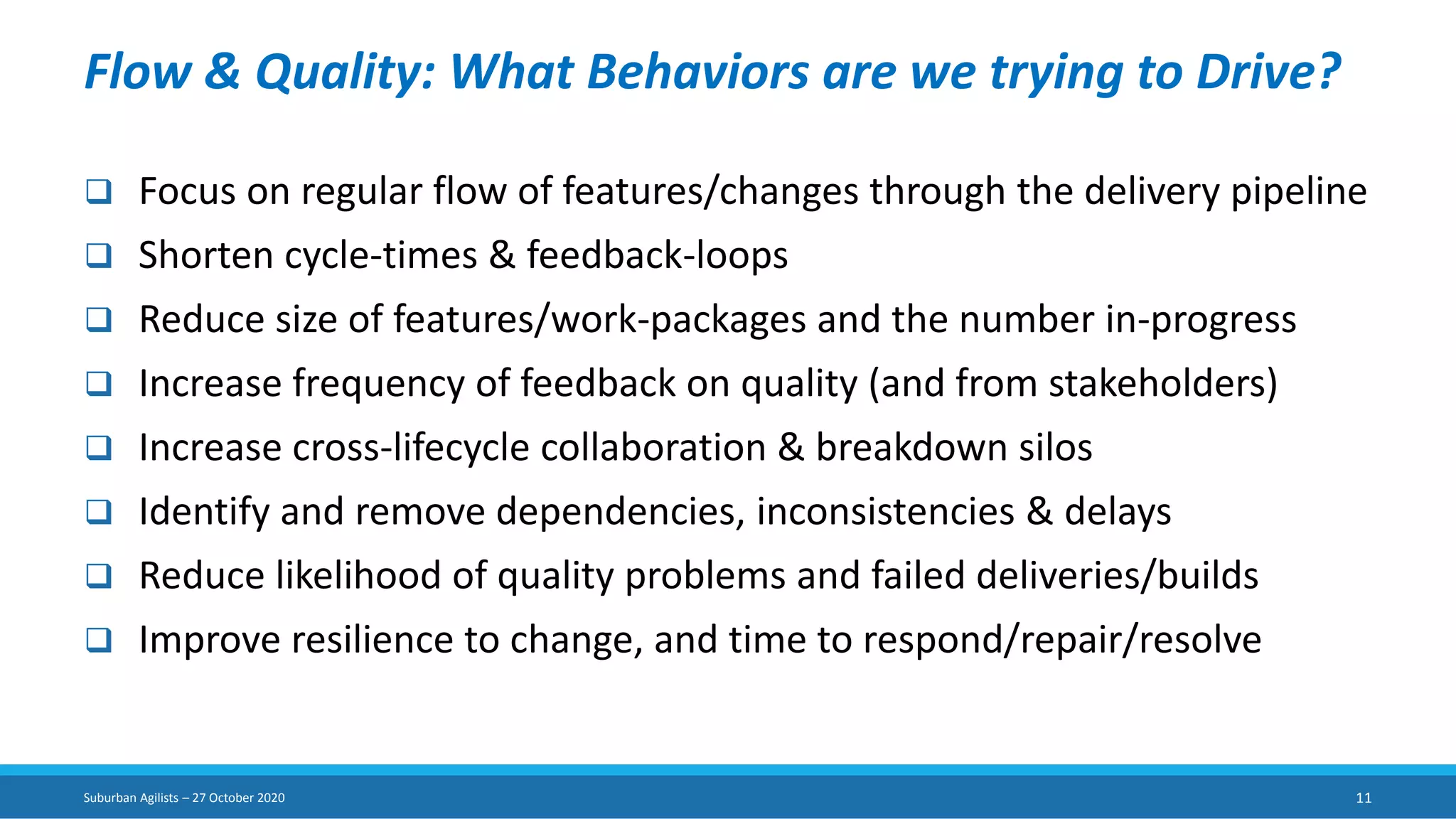 Agile Metrics: Value, Flow, Quality, Culture | PPTX