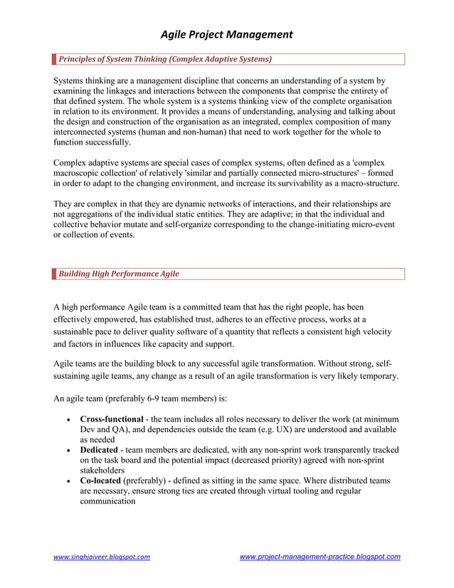 Agile Project Management Simplified | PDF