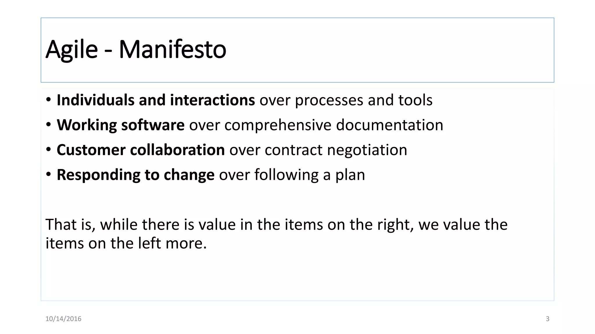 Agile overview | PPTX